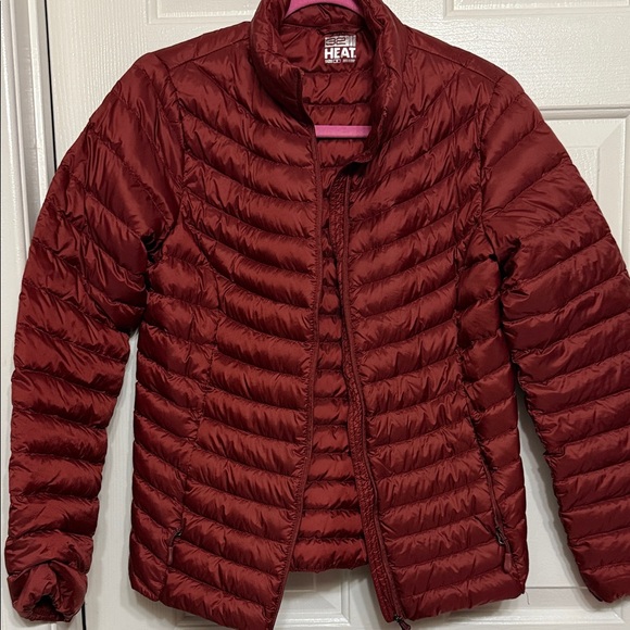 32 Degrees | Jackets & Coats | 32 Degrees Burgundy Puffer Jacket | Poshmark
